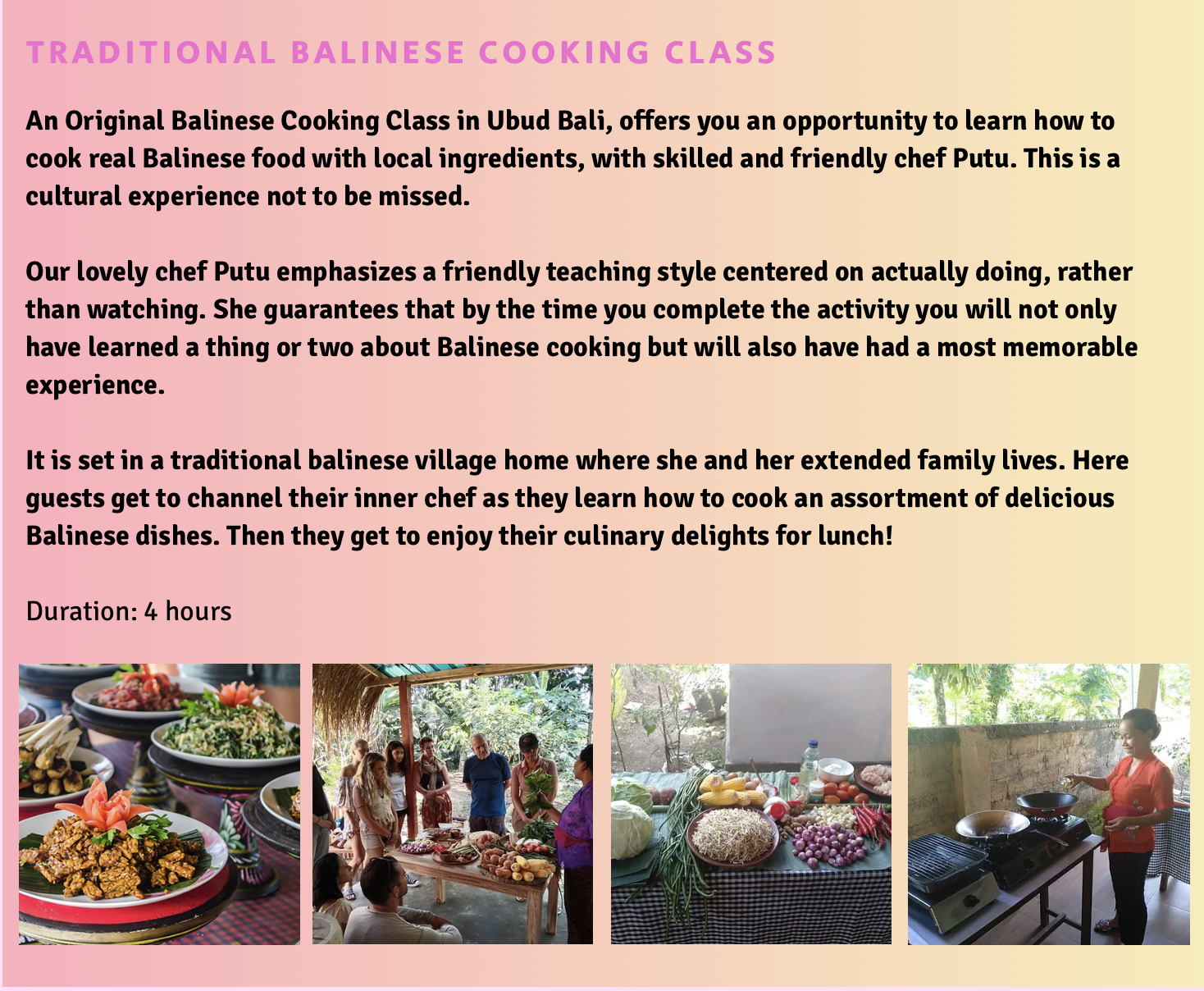 Exploring Bali’s Culinary Delights: Traditional Balinese Cooking Class ...